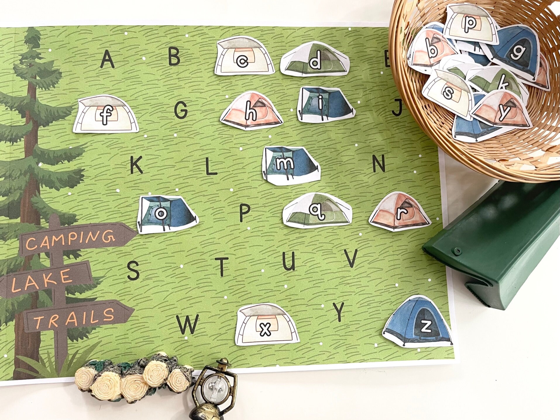 Camping Learning Pack Summer Printables Preschool Activities - Etsy