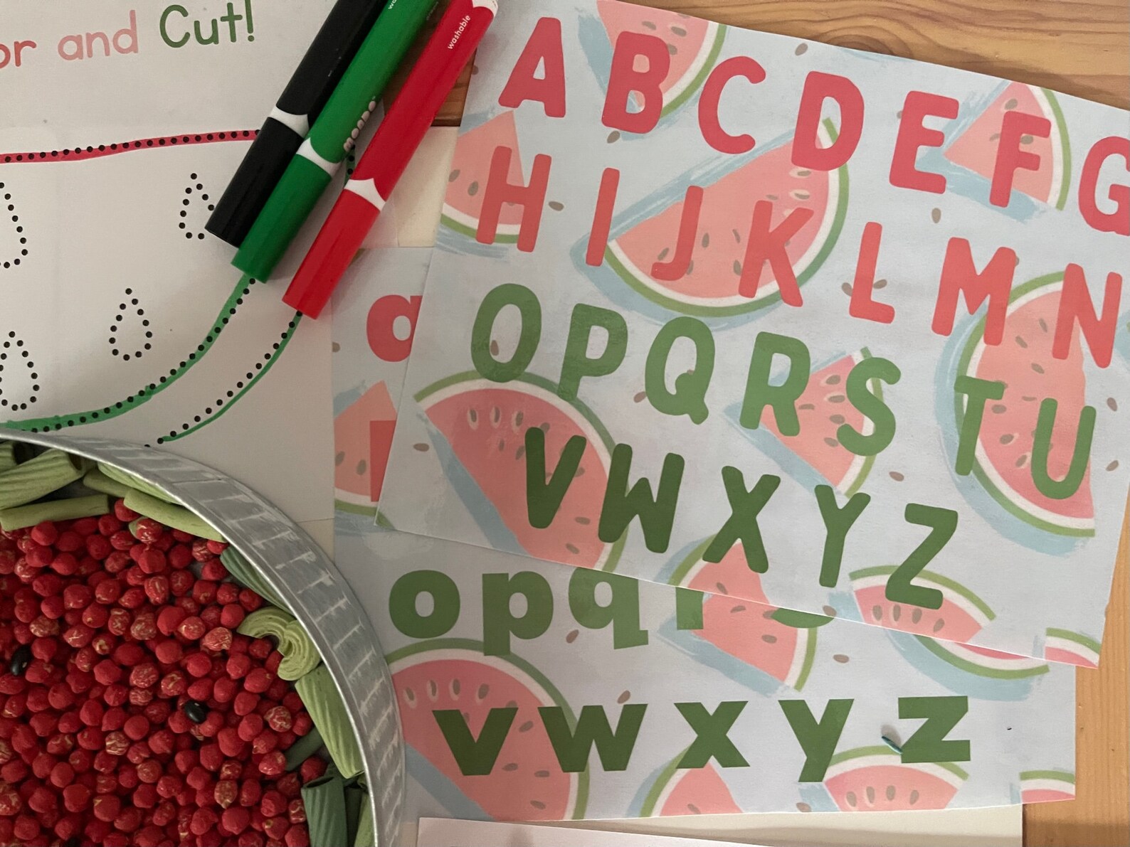 Watermelon Learning Pack, Summer Printables, Preschool Activities for ...