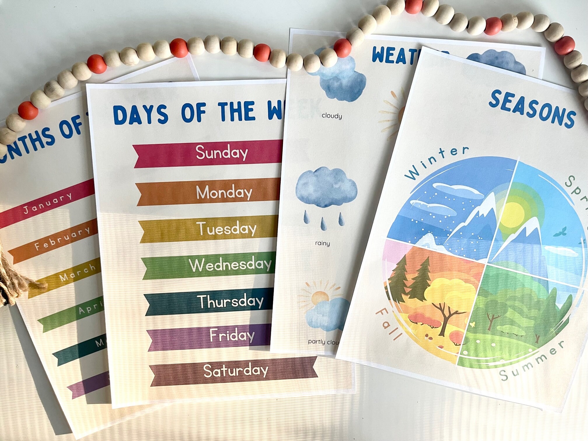 Daily Morning Calendar, Morning Menu, Homeschool Daily Check-in ...