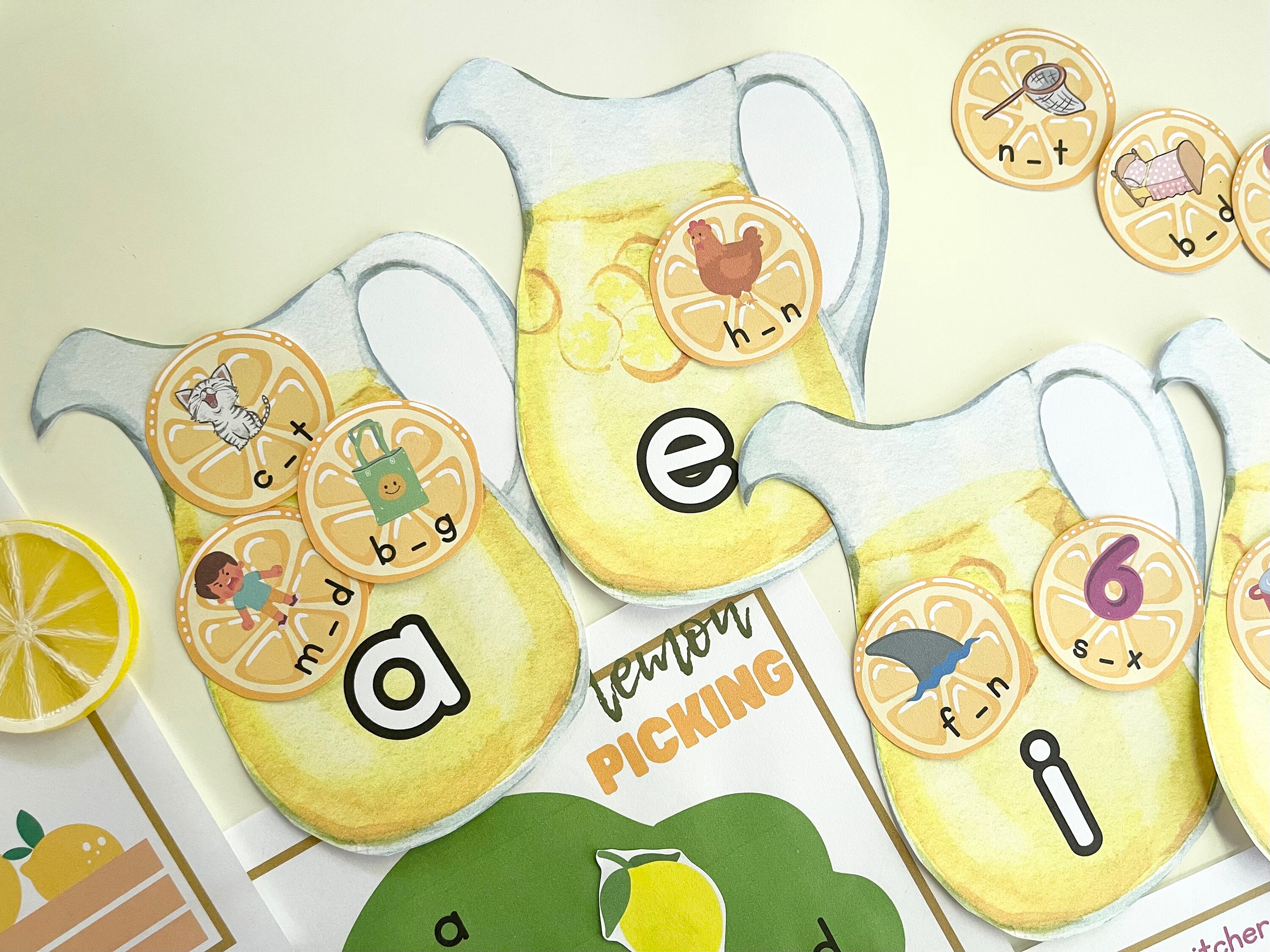 Lemonade Learning Pack, Summer Printables, Preschool Activities for ...