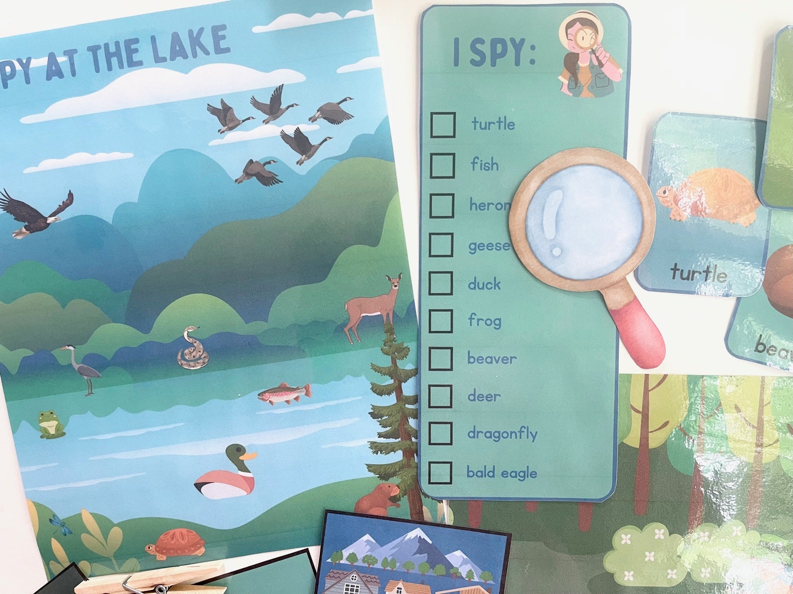 Lake Learning Pack Preschool Activities Pond Unit - Etsy