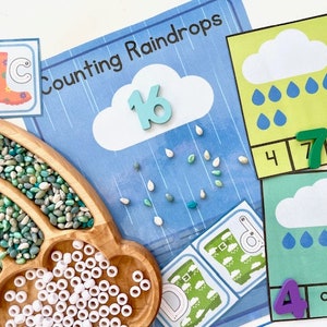 Rainy Days PRESCHOOL - EARLY ELEMENTARY Learning Pack, Spring Preschool ...