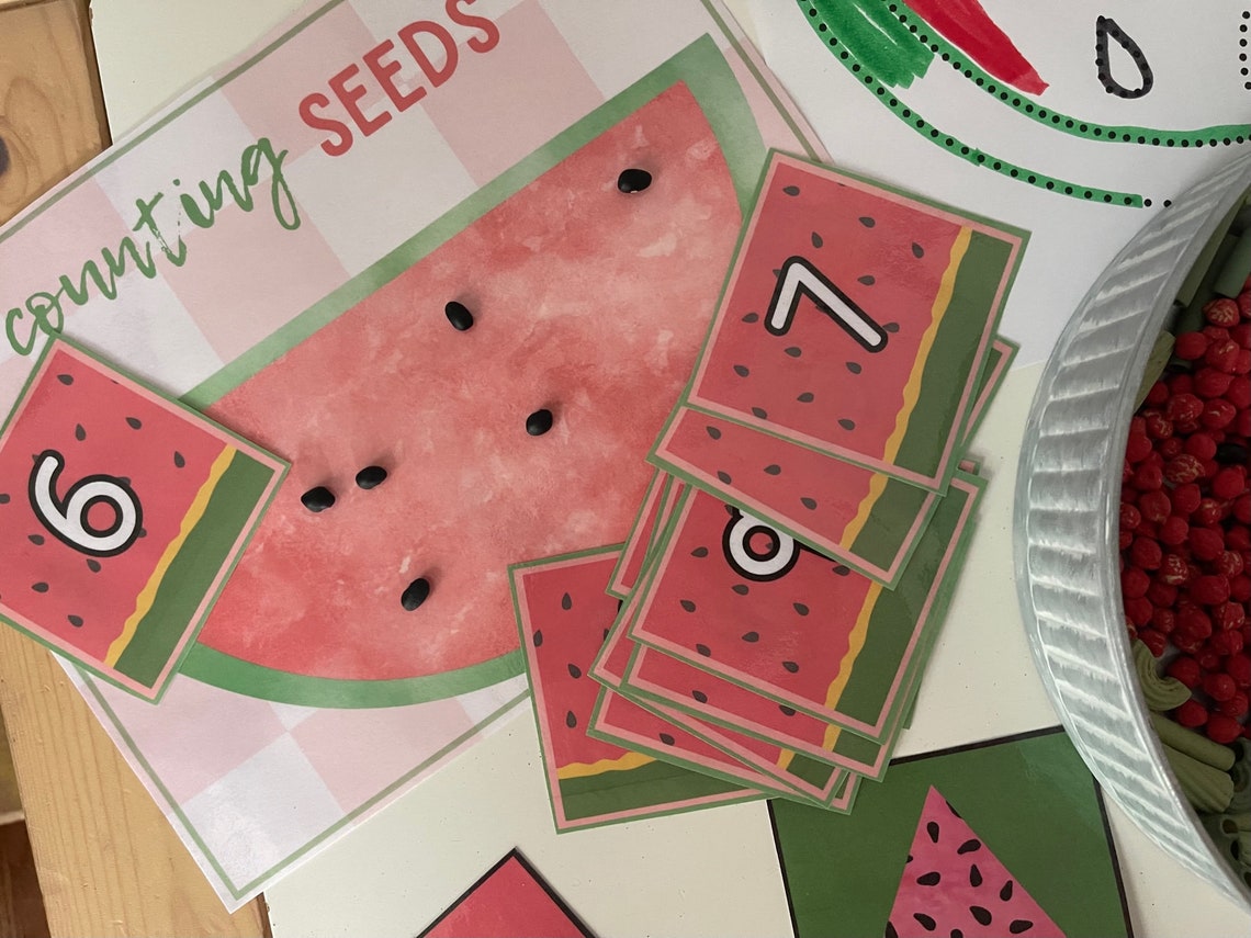 Watermelon Learning Pack, Summer Printables, Preschool Activities for ...