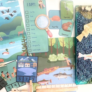 Lake Learning Pack, Preschool Activities, Pond Unit, Montessori ...