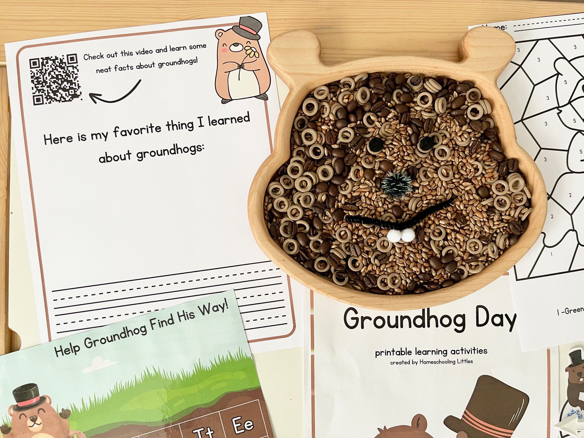Groundhog Day Learning Pack, Preschool Activities, Homeschool Unit ...