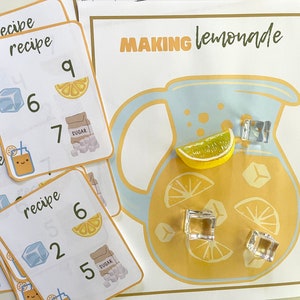 Lemonade Learning Pack, Summer Printables, Preschool Activities for ...