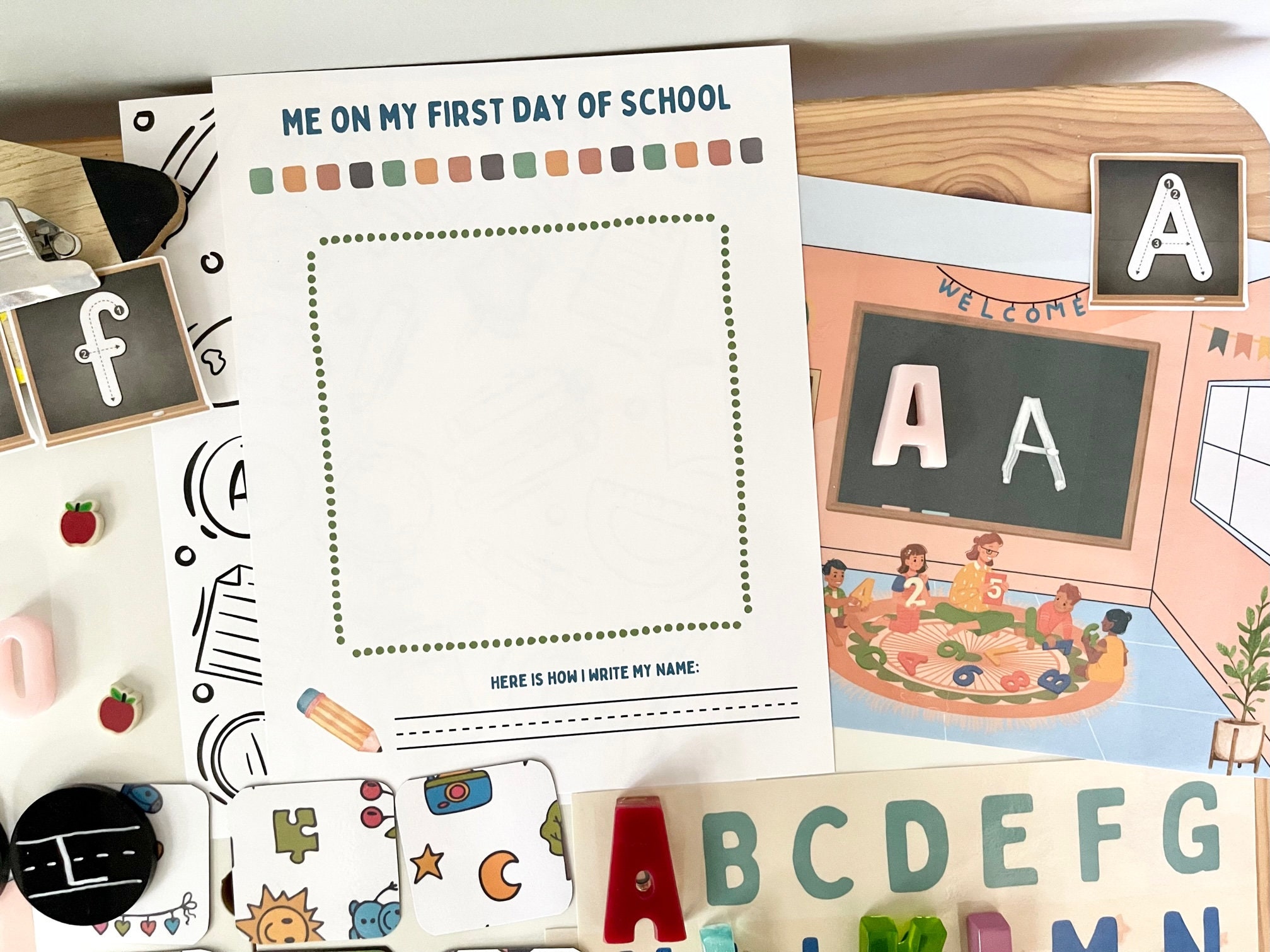 Back to School Learning Pack, Homeschool Printables, Sensory Play ...