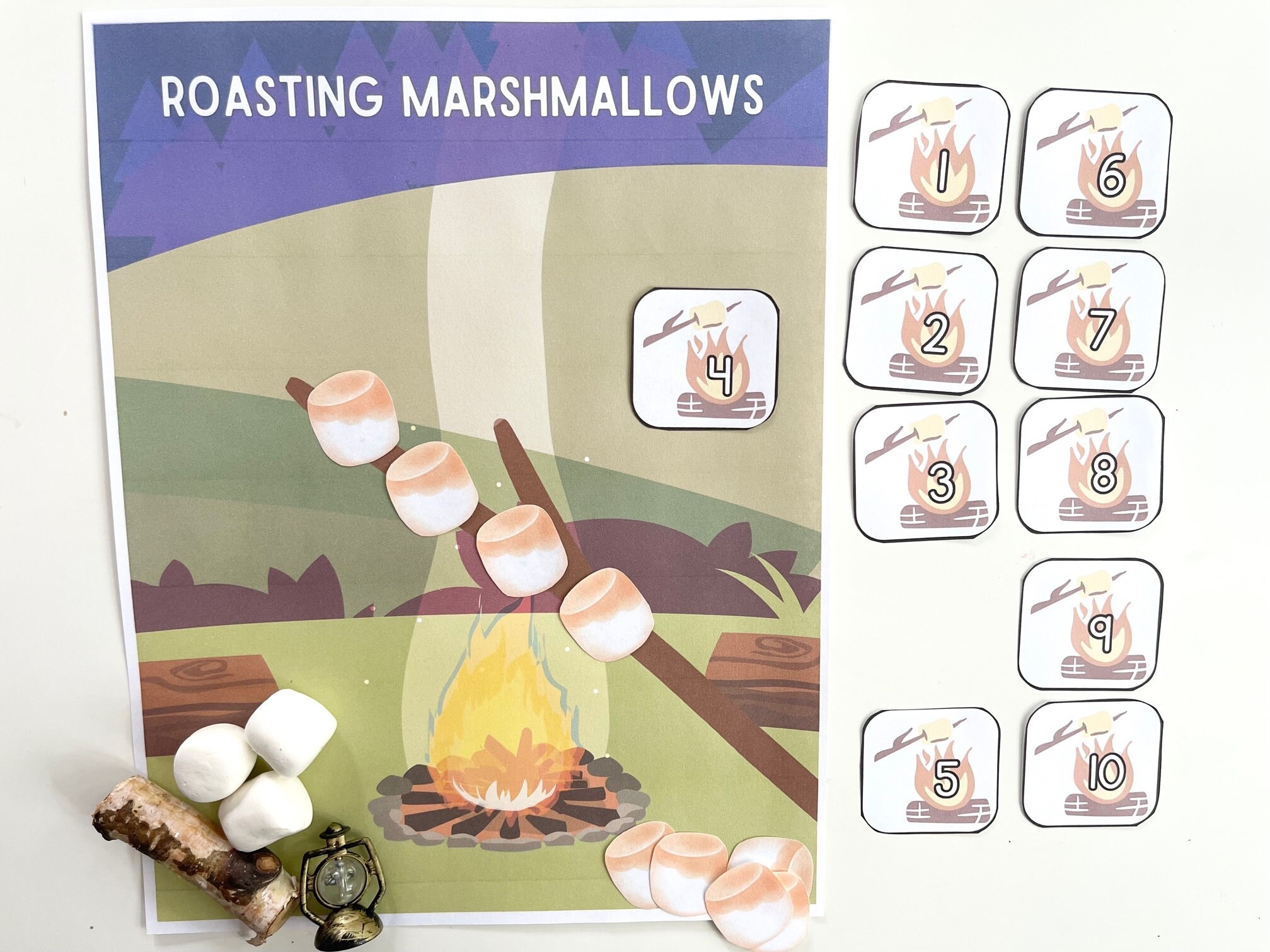 Camping Learning Pack Summer Printables Preschool Activities - Etsy