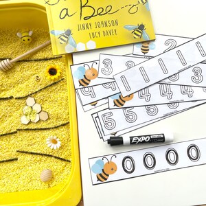 Bee Printables for Prek and Elementary, Bee Bundle, Phonics and Math ...