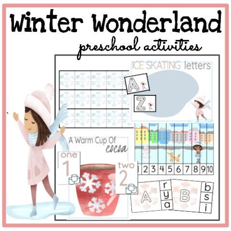 Preschool Winter Wonderland Activities, Preschool Printable Activities ...