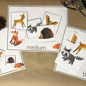 Forest Friends Preschool Learning Pack, Alphabet Activities, Montessori ...