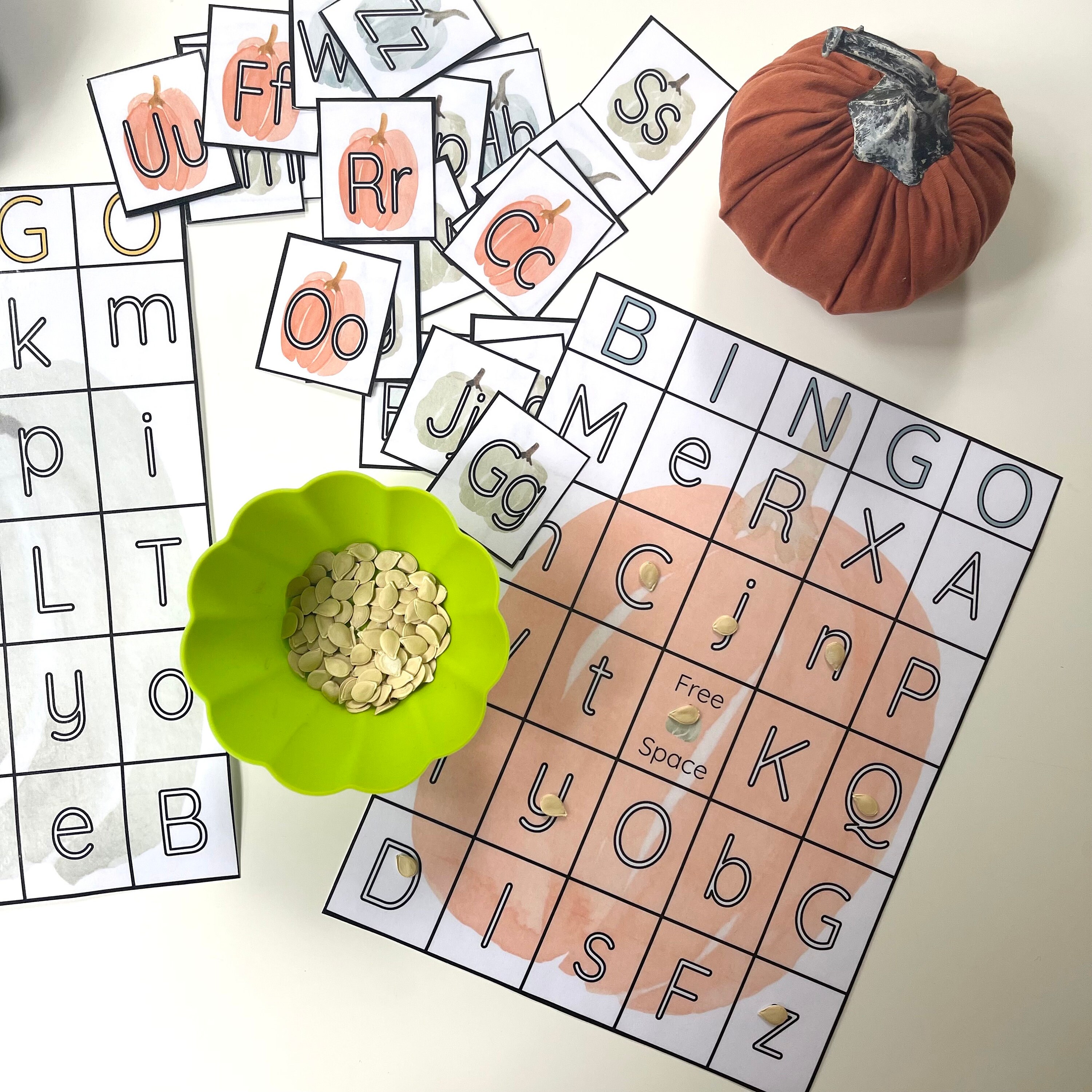 Pumpkin Preschool Learning Pack, Alphabet Activities, Montessori ...