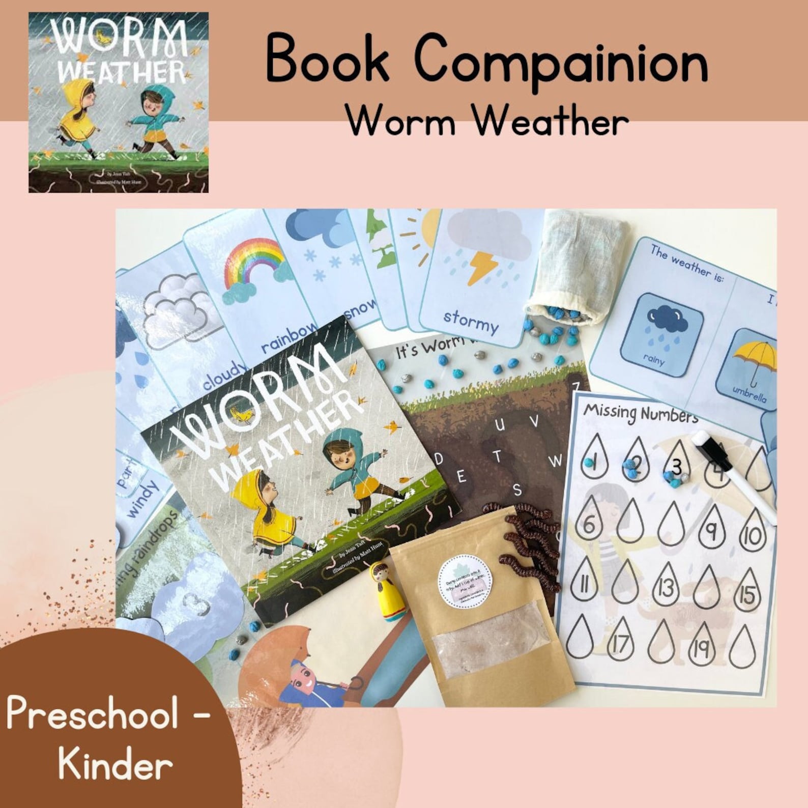 Book Play Companion, Spring Preschool Activities, Spring Play ...