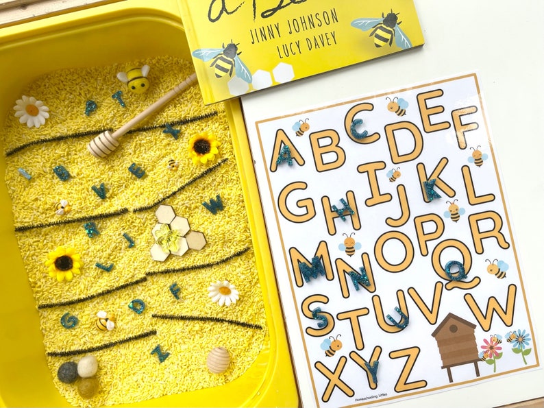 Bee Printables for Prek and Elementary, Bee Bundle, Phonics and Math ...