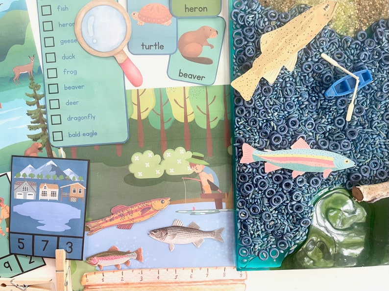 Lake Learning Pack Preschool Activities Pond Unit - Etsy