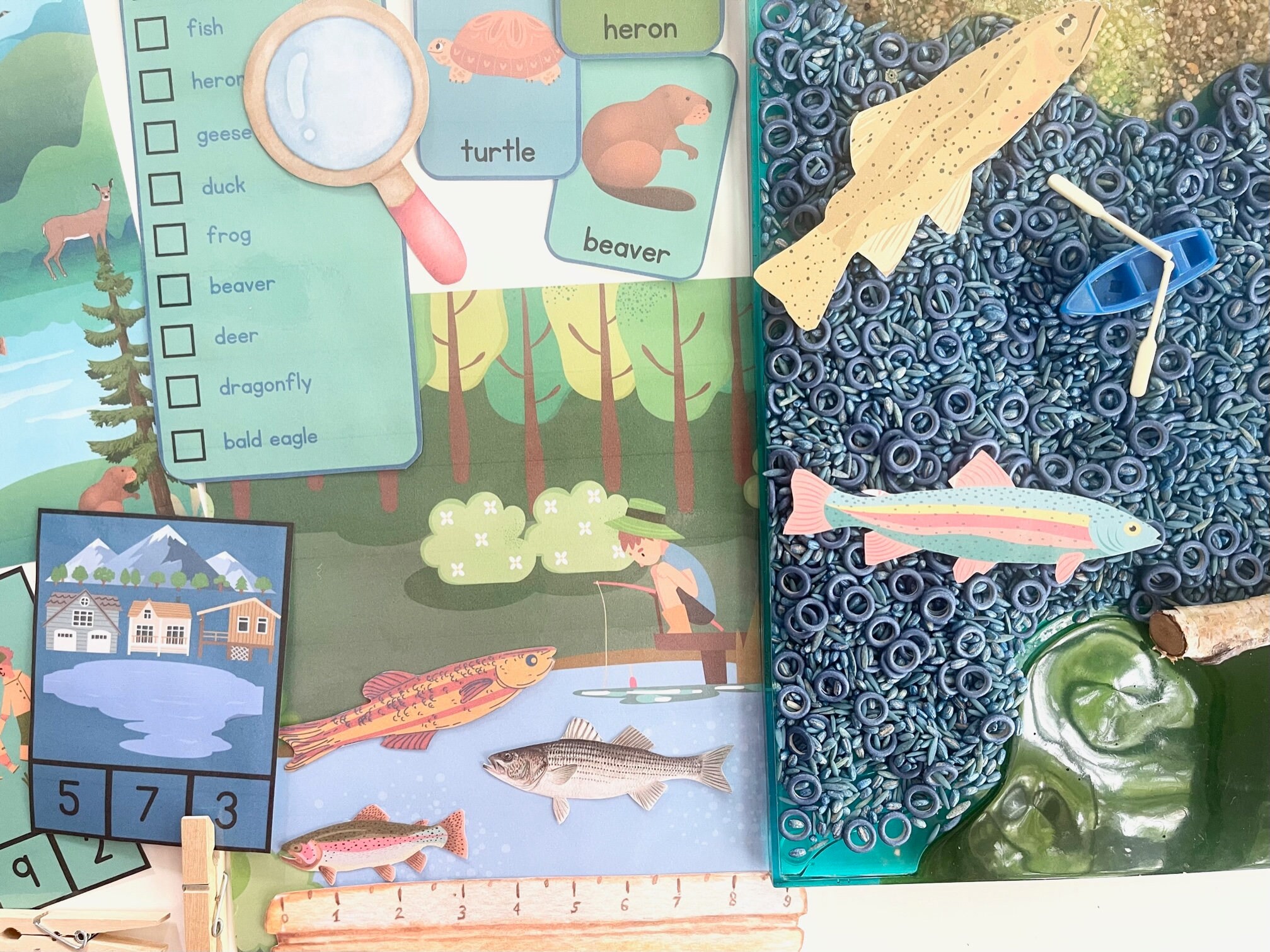 Lake Learning Pack, Preschool Activities, Pond Unit, Montessori ...