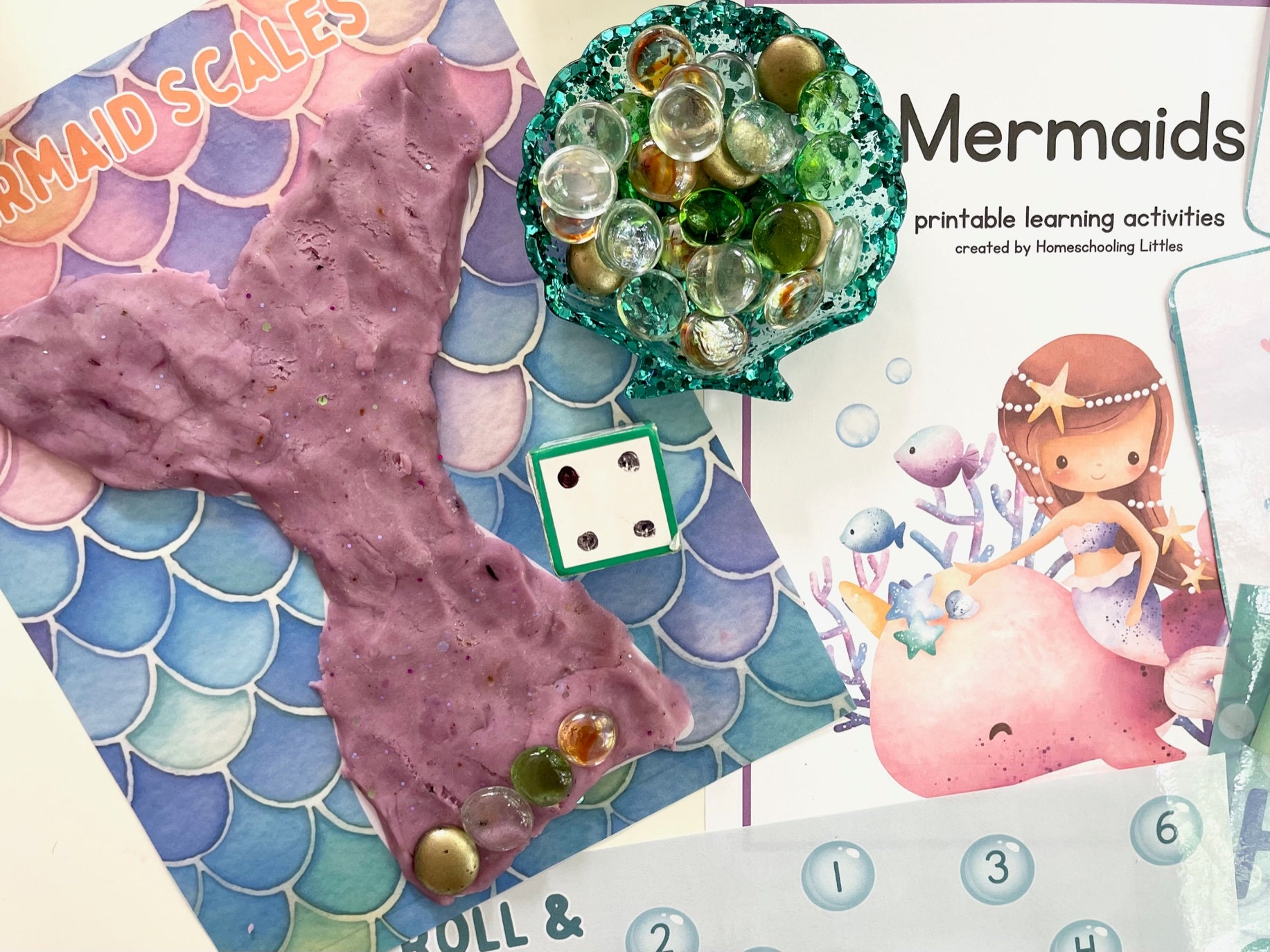 Mermaids Learning Pack, Summer Printables, Preschool Activities for ...