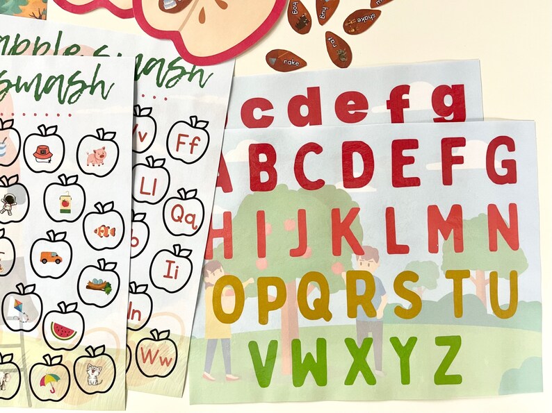 Apples Learning Pack, Homeschool Printables, Sensory Play, Fall ...