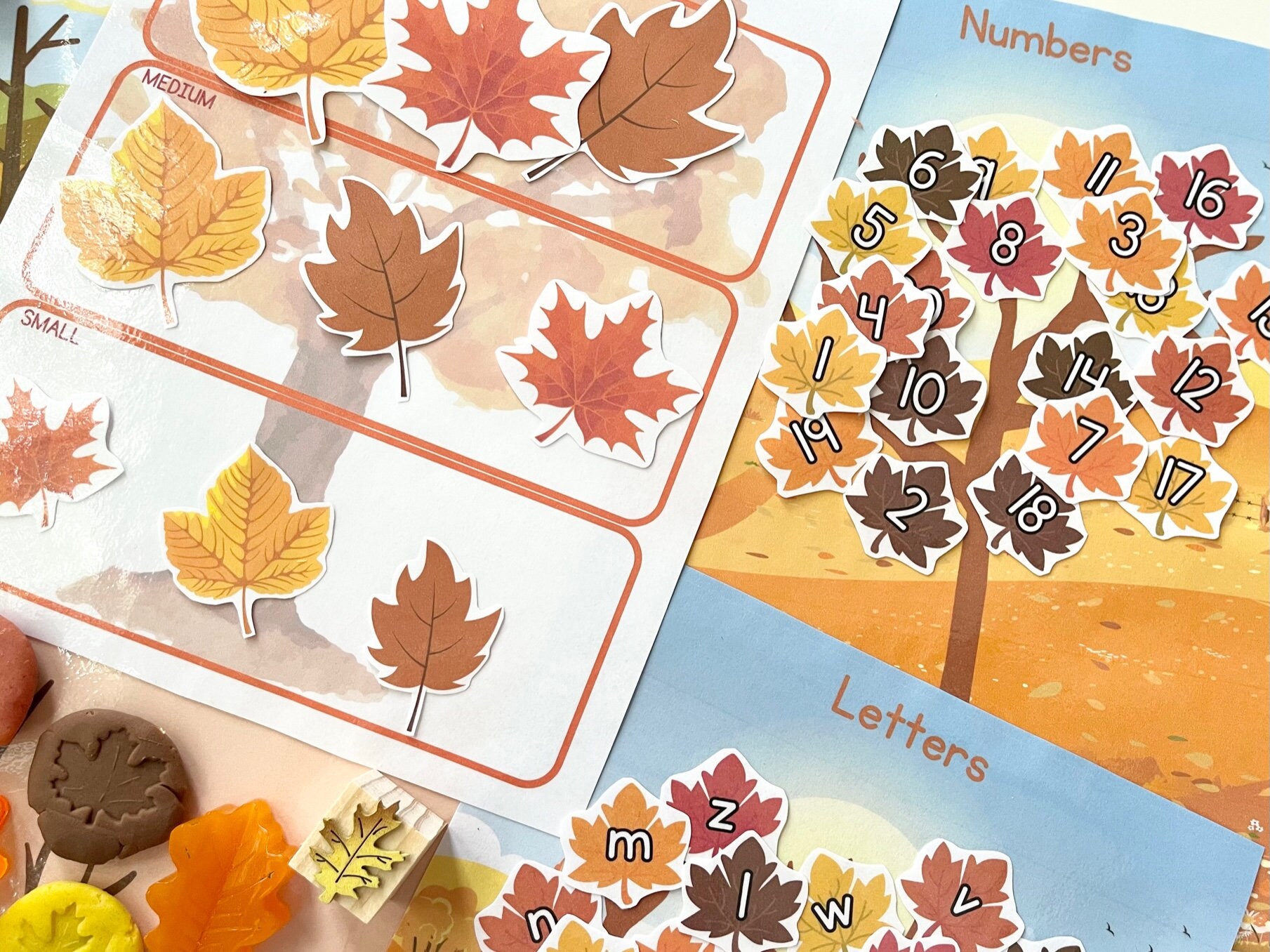 Leaves and Trees Learning Pack, Homeschool Printables, Sensory Play ...