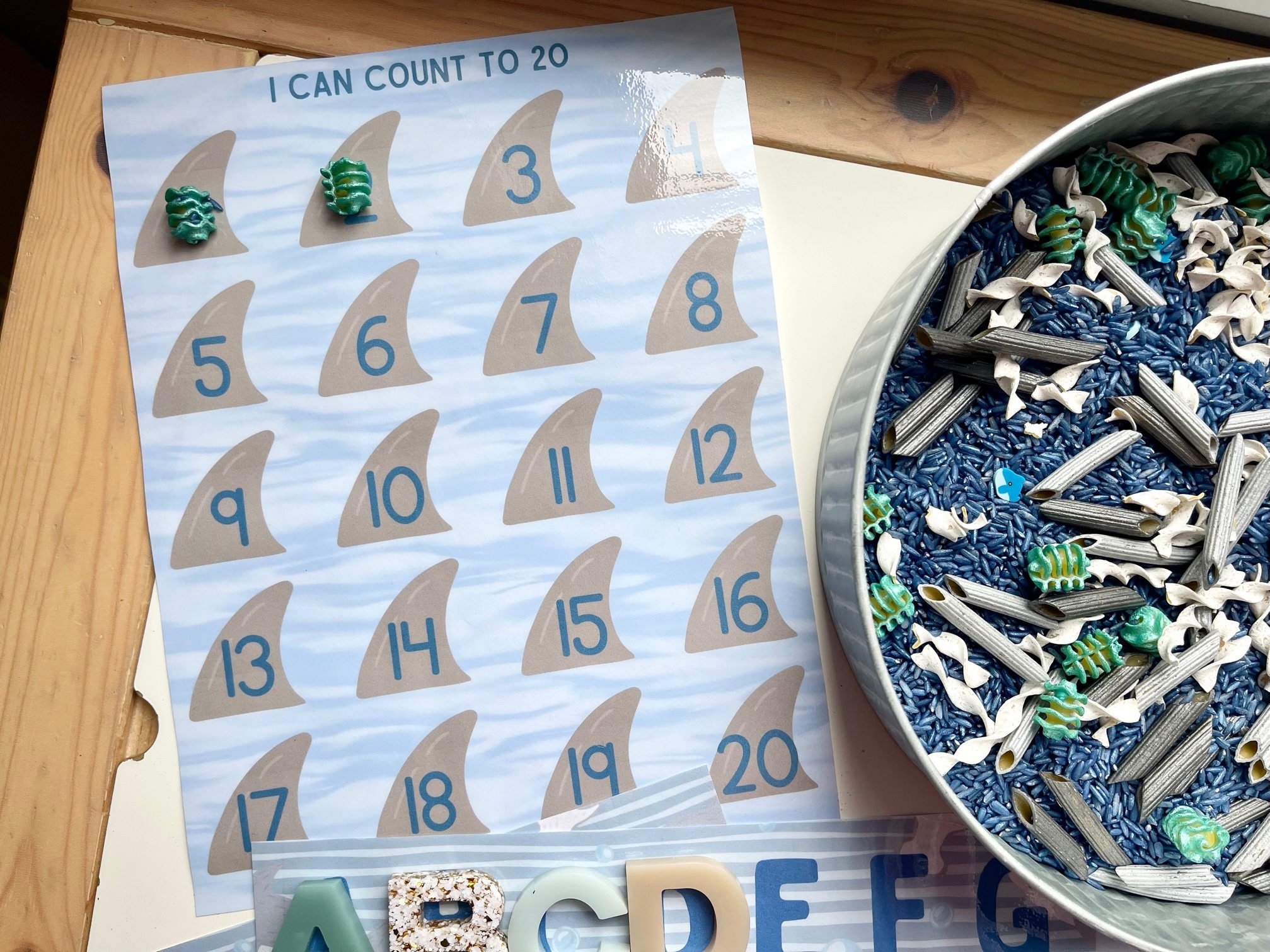 Shark Learning Pack, Summer Printables, Preschool Activities for Summer ...