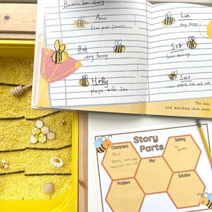 Bee Printables for Prek and Elementary, Bee Bundle, Phonics and Math ...