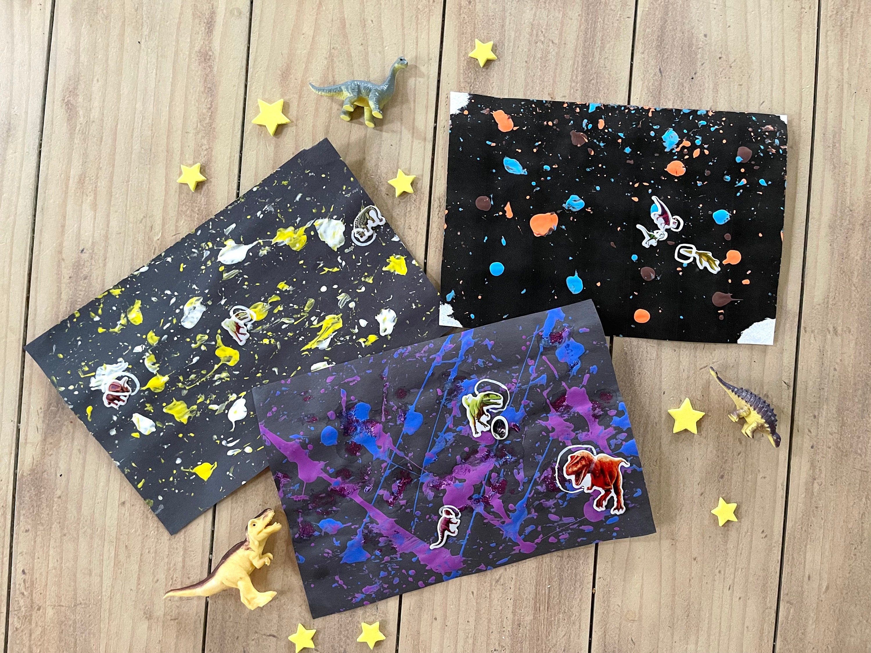 Dinosaurs in Space Printable Activities for Preschool or - Etsy