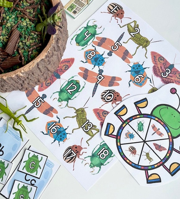 Insect PRESCHOOL Learning Pack, Spring Preschool Activities, Homeschool ...