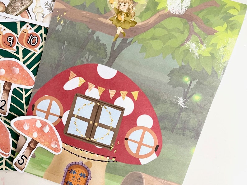 Mushrooms Learning Pack, Homeschool Printables, Sensory Play, Fall ...