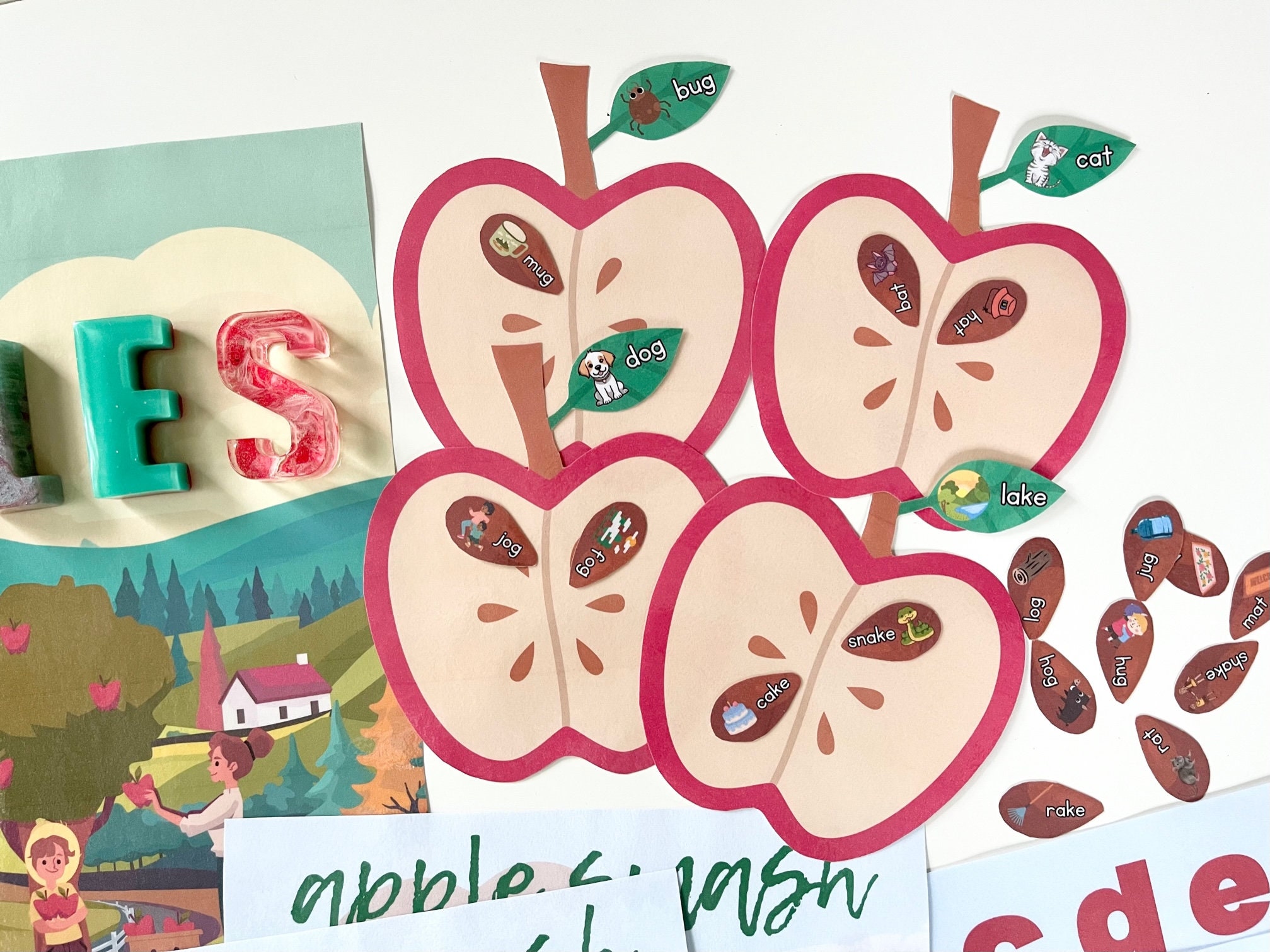 Apples Learning Pack, Homeschool Printables, Sensory Play, Fall ...