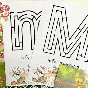 Mushrooms Learning Pack, Homeschool Printables, Sensory Play, Fall ...