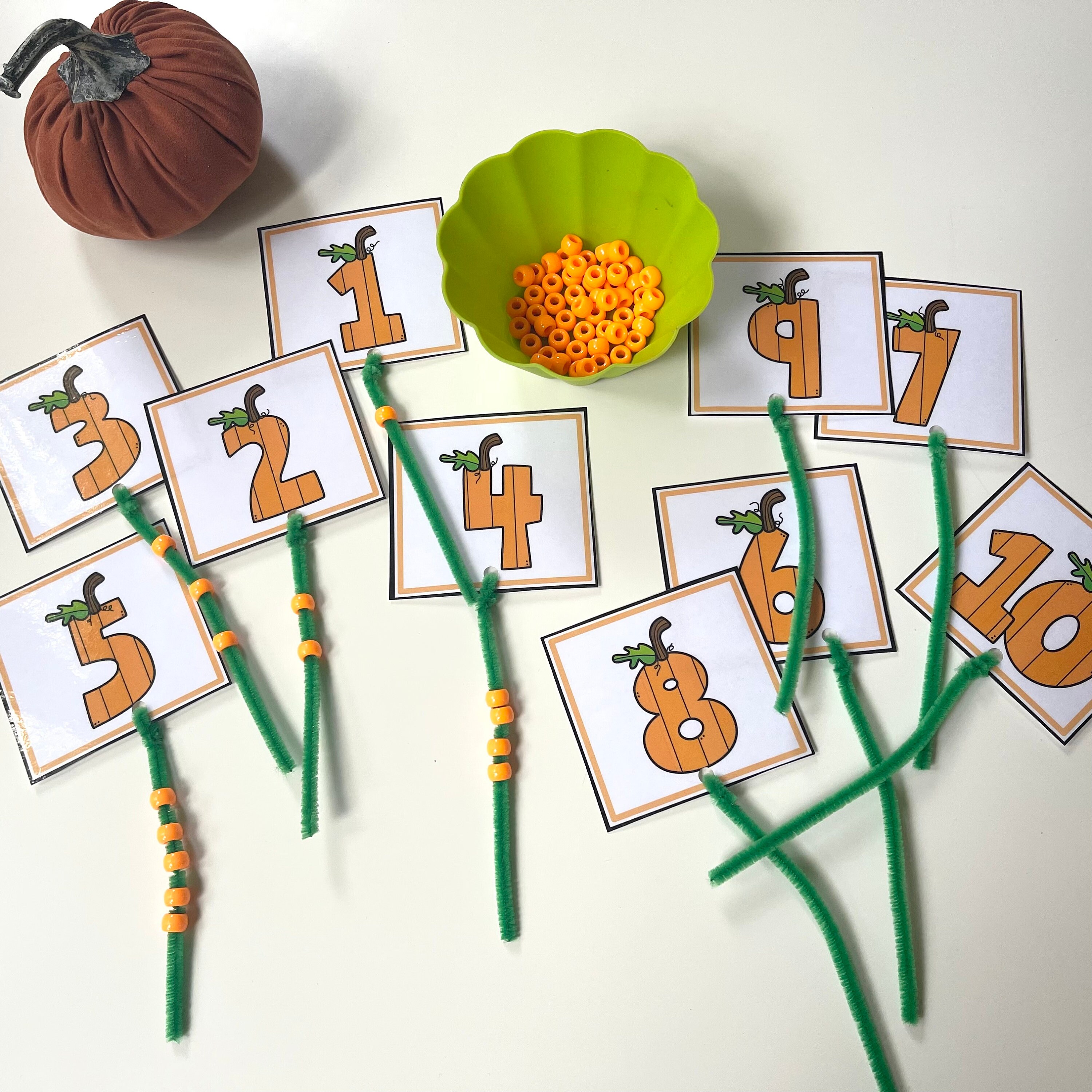 Pumpkin Preschool Learning Pack, Alphabet Activities, Montessori ...