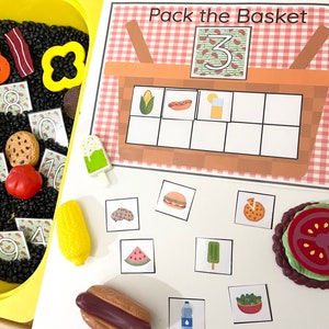 Barbecue Bundle, Summer Preschool Printables, Summer Montessori ...