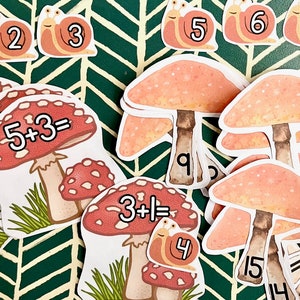 Mushrooms Learning Pack, Homeschool Printables, Sensory Play, Fall ...