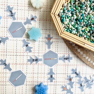 Snowflake Learning Pack, Winter Preschool Activities, Homeschool Unit ...