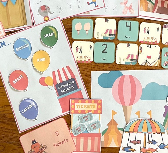 Carnival Learning Pack, Preschool Activities, Summer Learning, Toddler ...