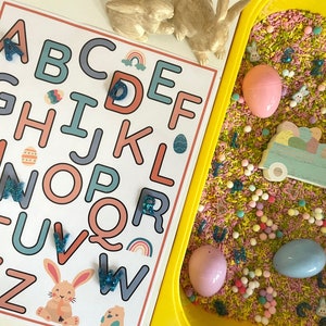 Easter Activity Bundle, Spring Preschool Printables, Alphabet and ...