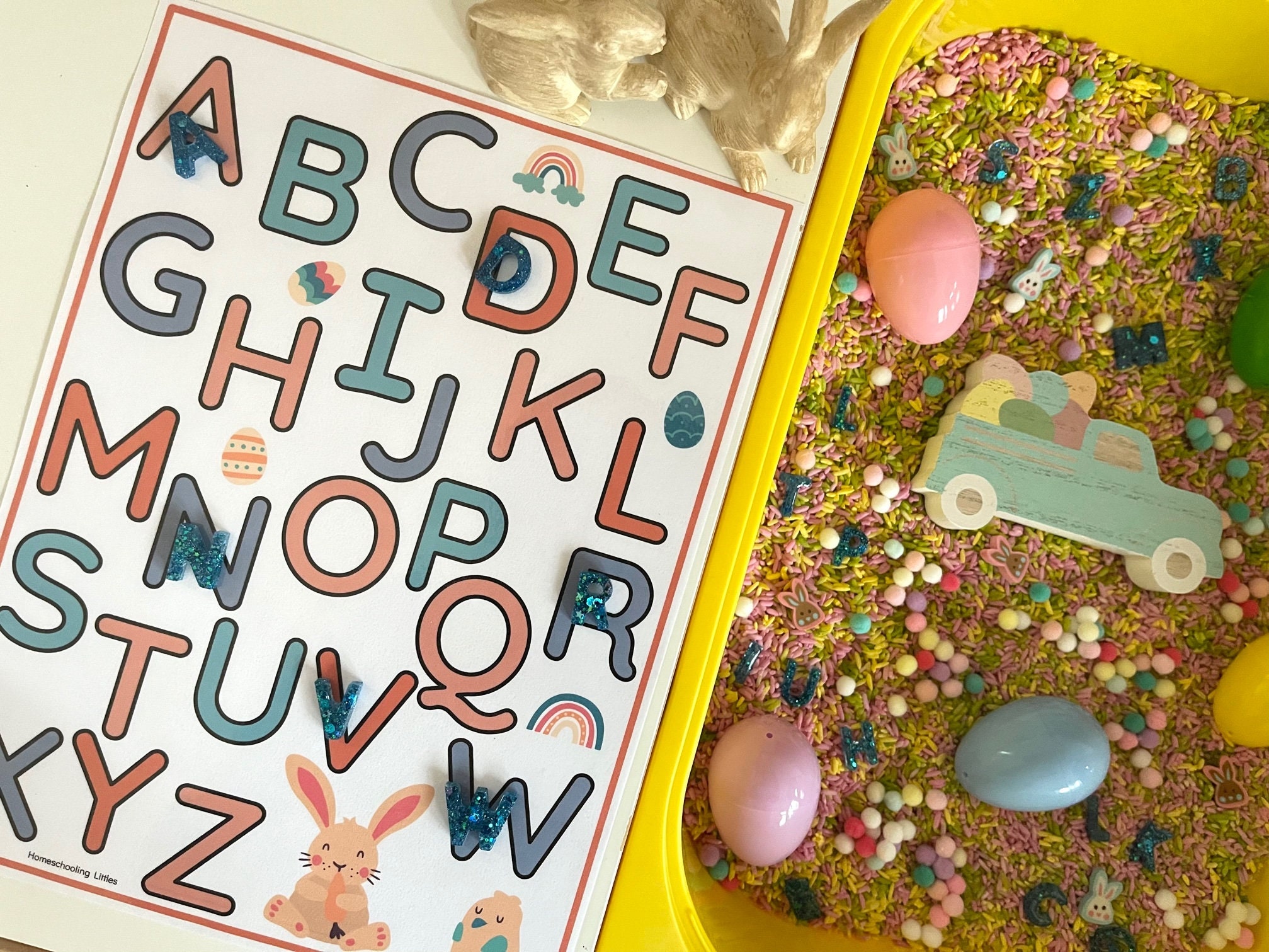 Easter Activity Bundle, Spring Preschool Printables, Alphabet and ...