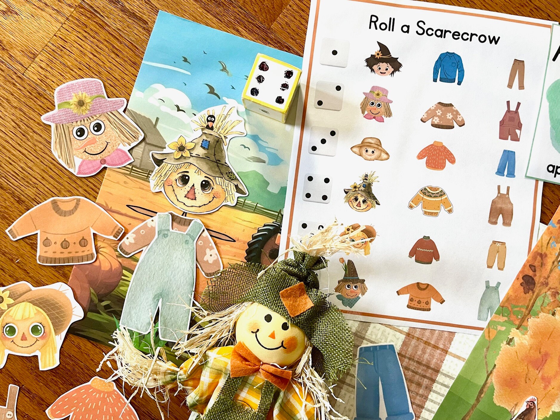 Fall on the Farm Learning Pack, Homeschool Printables, Sensory Play ...