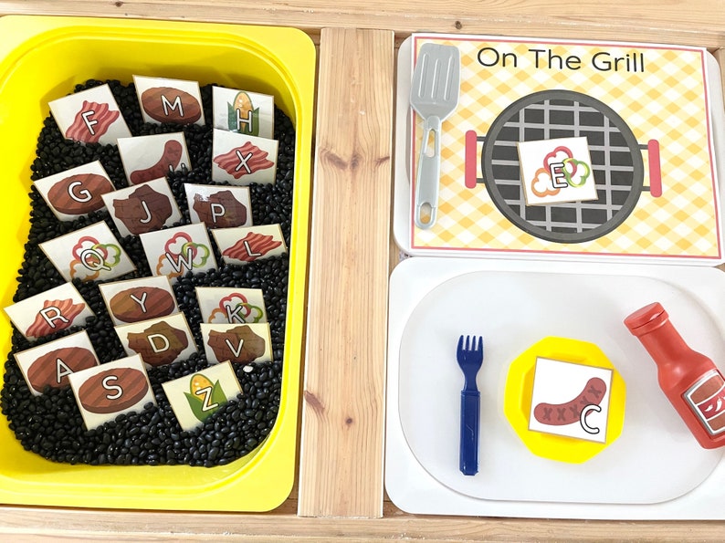 Barbecue Bundle, Summer Preschool Printables, Summer Montessori ...
