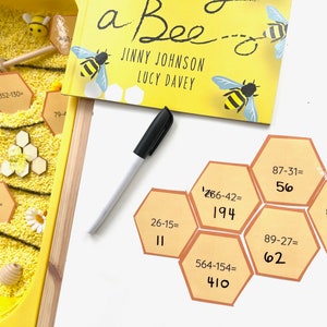 Bee Printables for Prek and Elementary, Bee Bundle, Phonics and Math ...