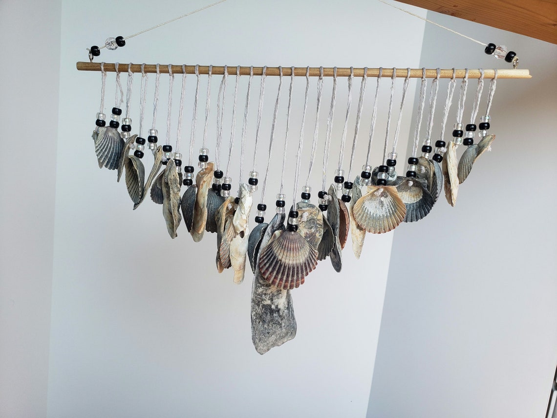 Scallop and Oyster Shell Chime - Etsy
