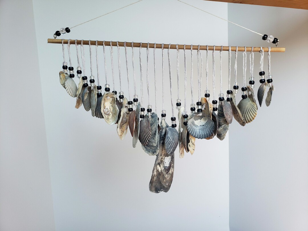 Scallop and Oyster Shell Chime - Etsy