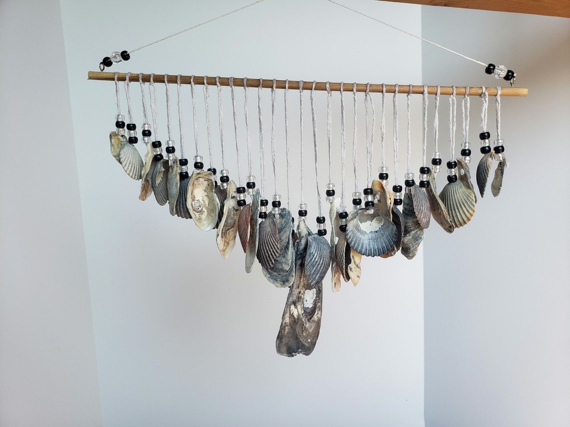 Scallop and Oyster Shell Chime - Etsy