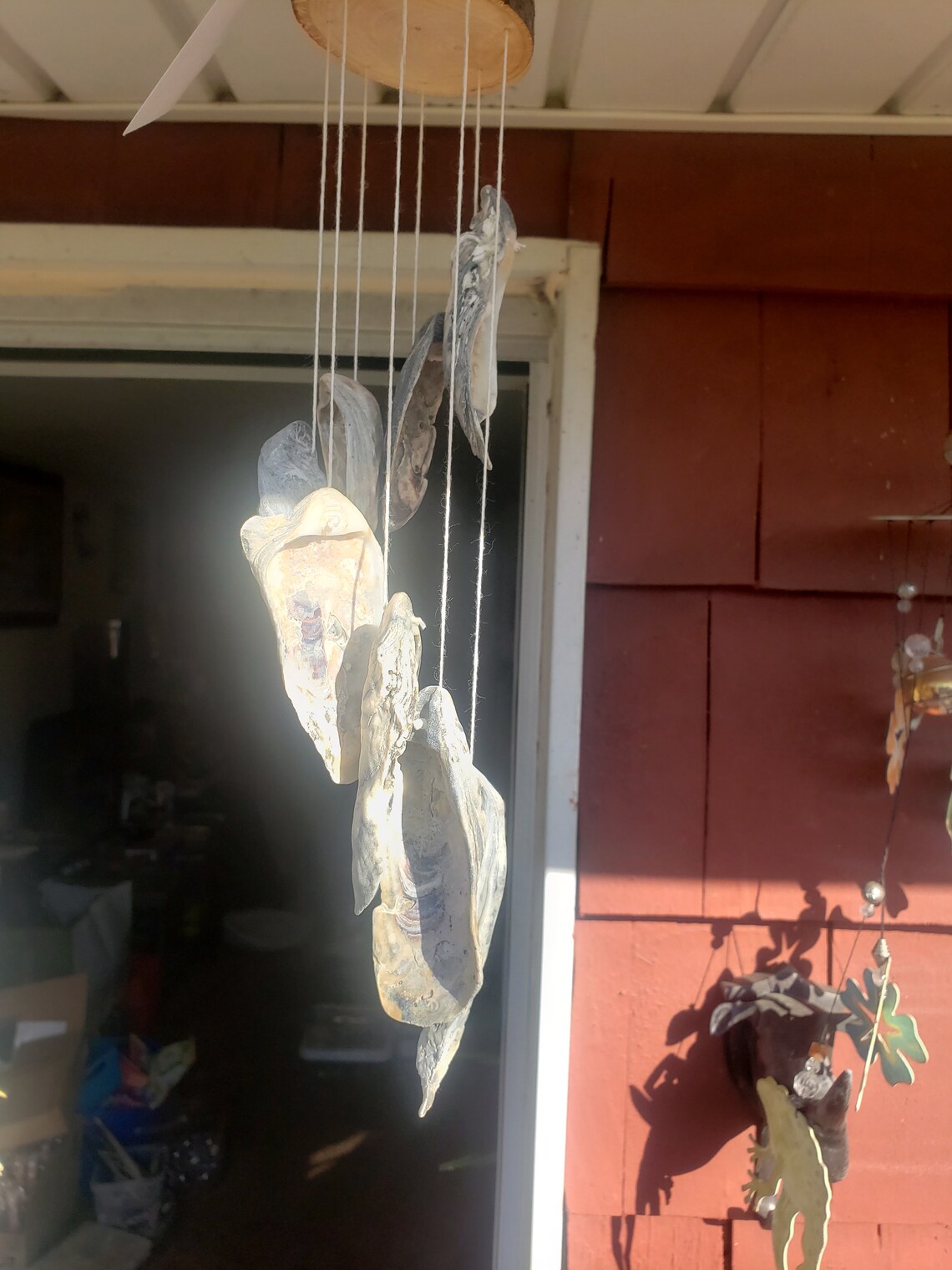 Mini Oyster Shell Chime - Etsy