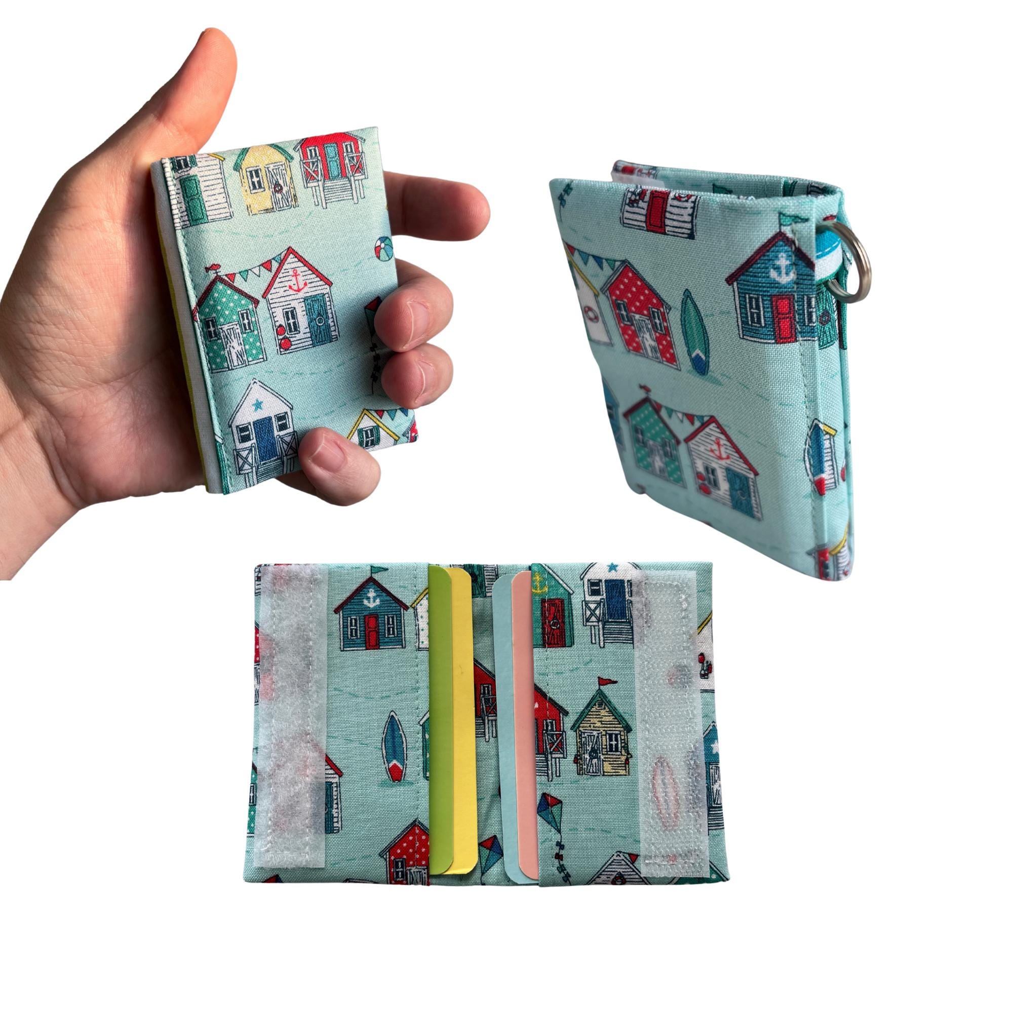 Small Velcro Card Wallet Pattern - Etsy