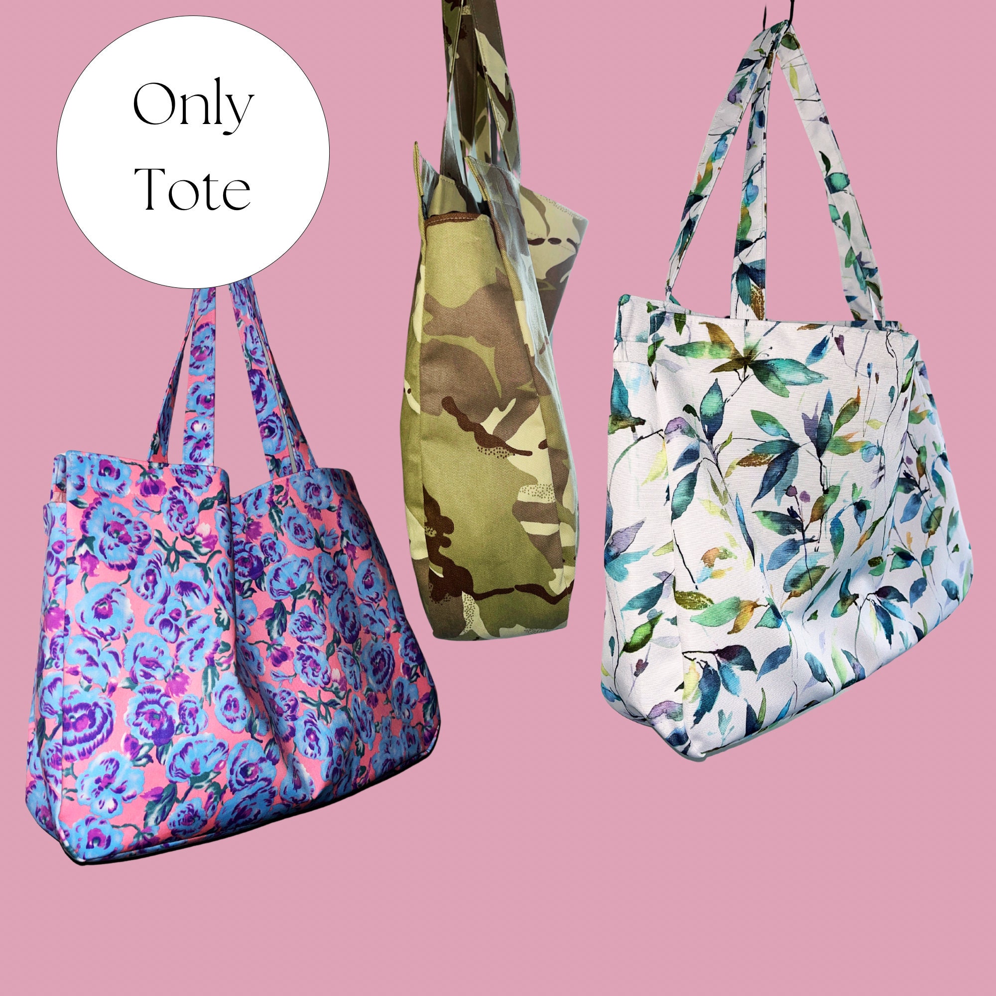Large Tote Bag Pattern - Etsy