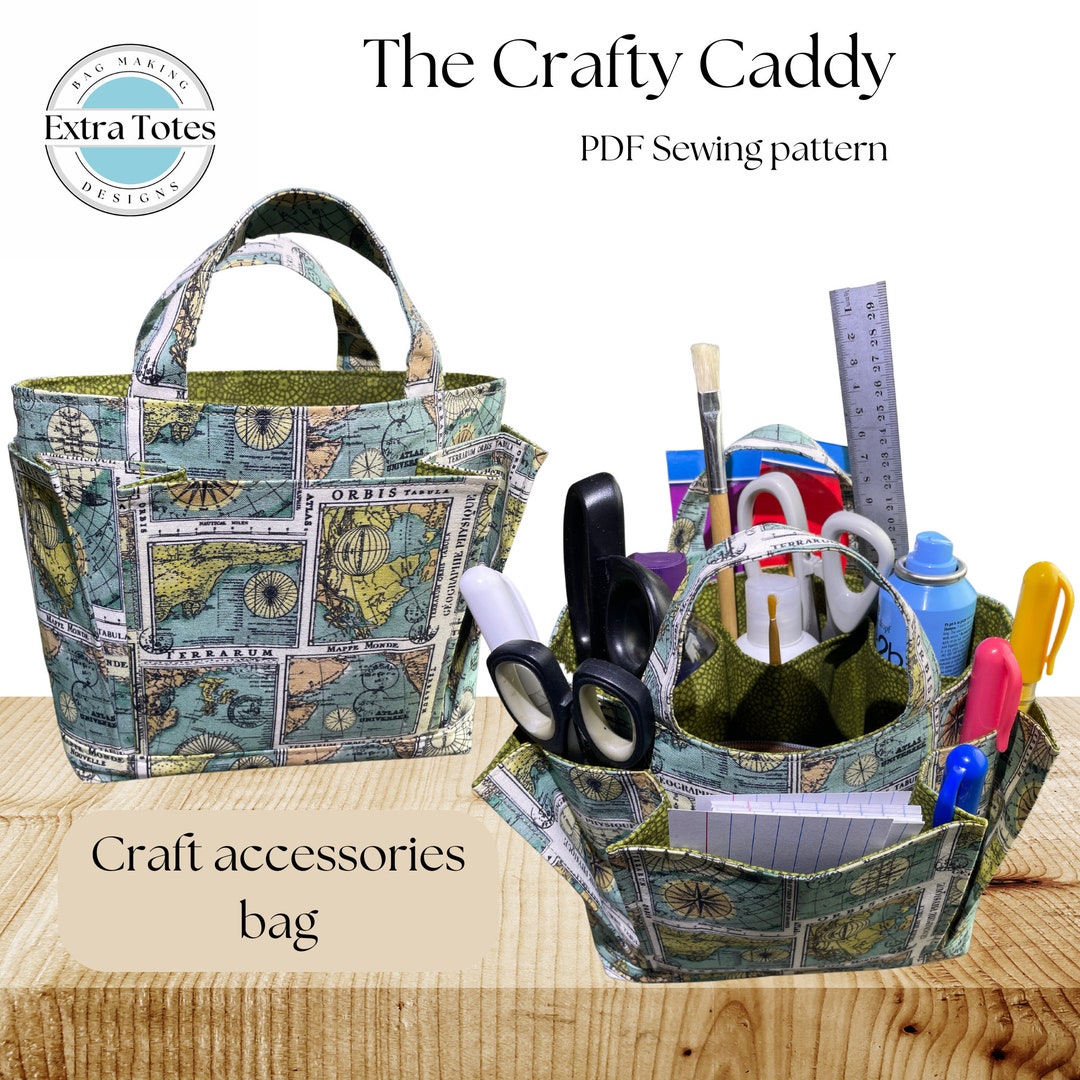 Craft Organiser Bag PDF Sewing Pattern - Etsy