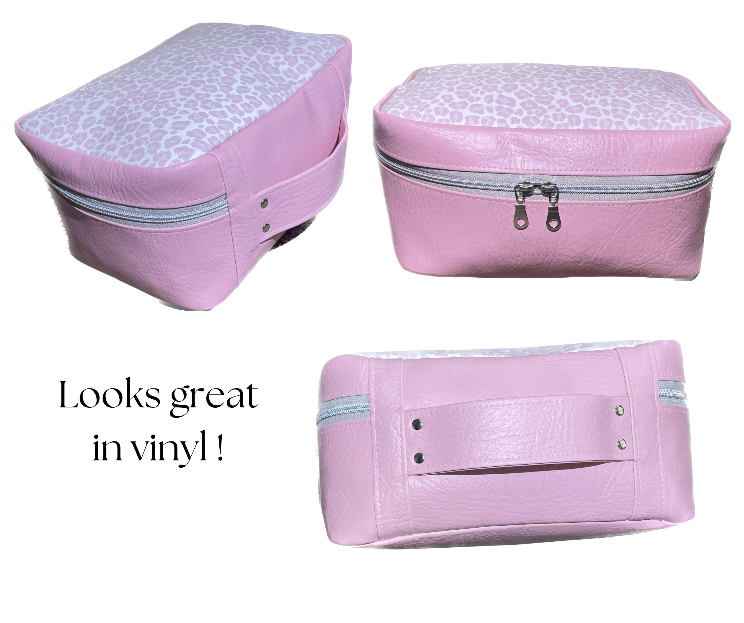 Large Oval Train Case Pattern - Etsy