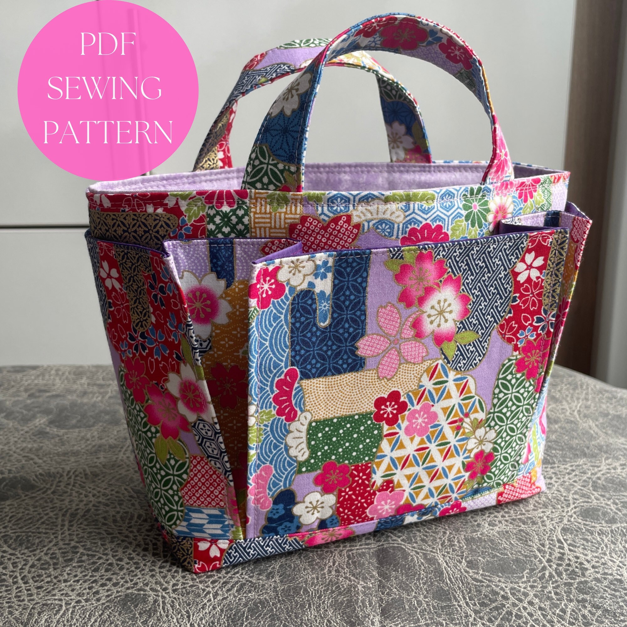 Craft Organiser Bag PDF Sewing Pattern - Etsy UK