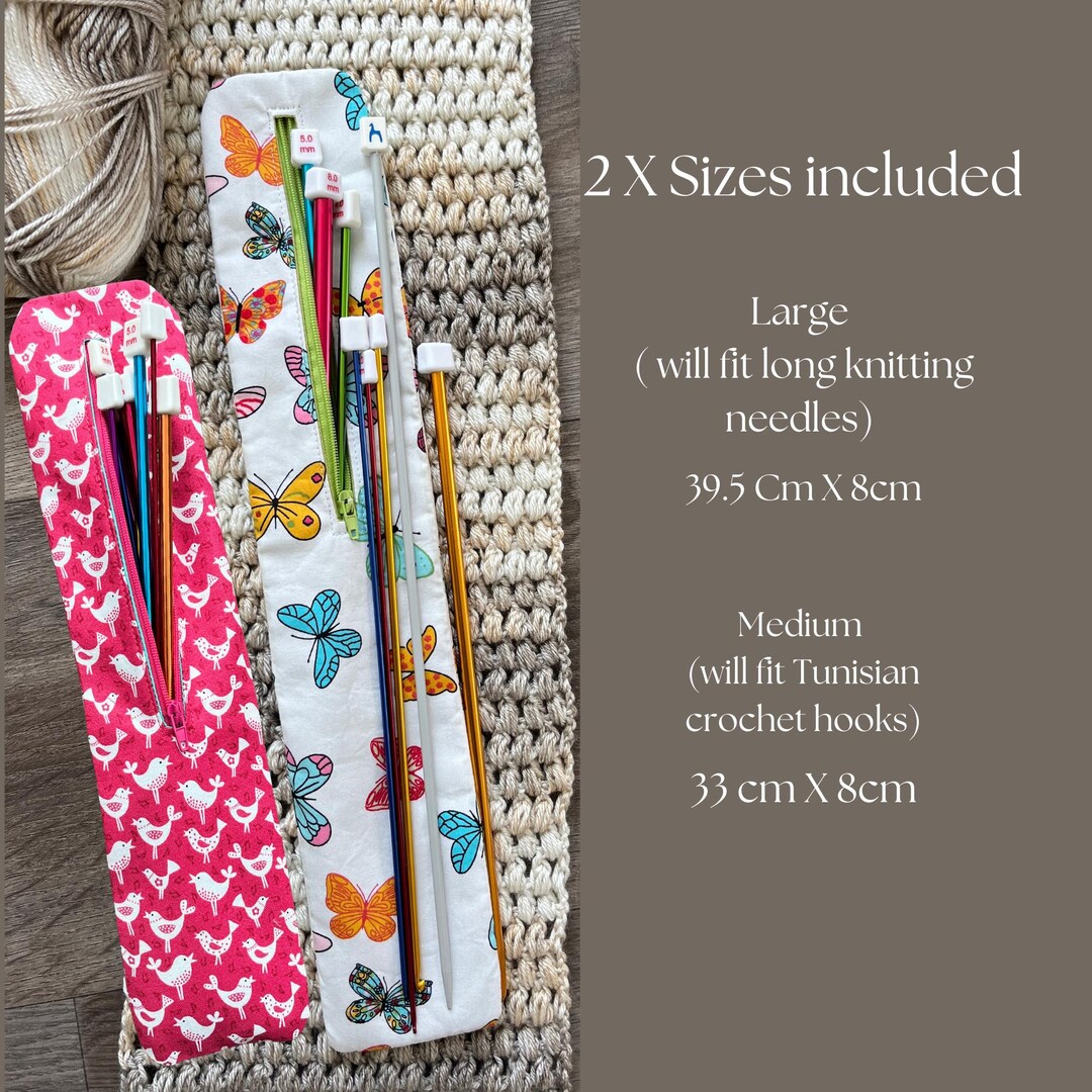 Purl Clutch Knitting Needle Zip Pouch Pattern - Etsy